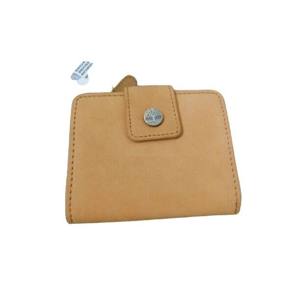 Timberland | Bags | Timberland Leather What Gold Bi Fold Smaller Size ...